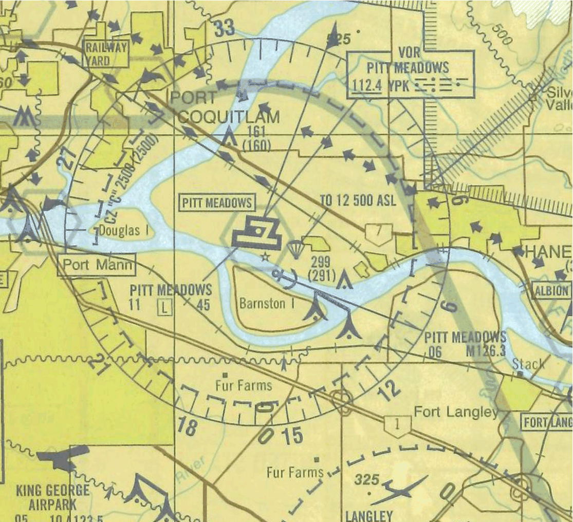 Vancouver VTA, Pitt Meadows Airport, Langley Flying School.