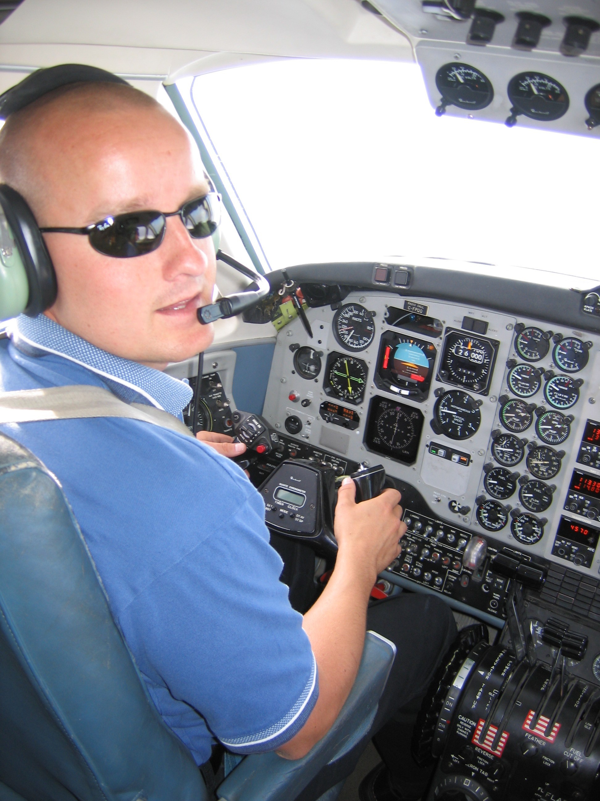 Corey Dyer, Langley Flying School